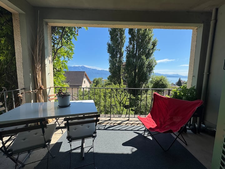 Très Bel Appartement- Pully 85m2 - ローザンヌ
