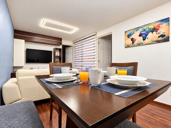 Stylish 2br Apt · Gnp, Roma & Condesa · 350 Mbps - Mexico City