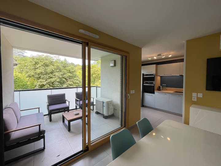 T2 Moderne Au Calme, Clim/parking, Charbonnières - Tassin-la-Demi-Lune