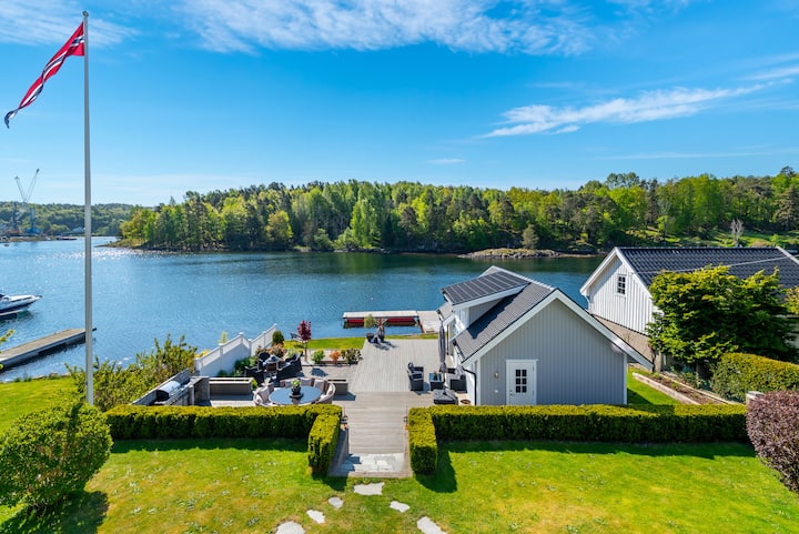 Fantastisk Hytte Med Egen Strand - Arendal