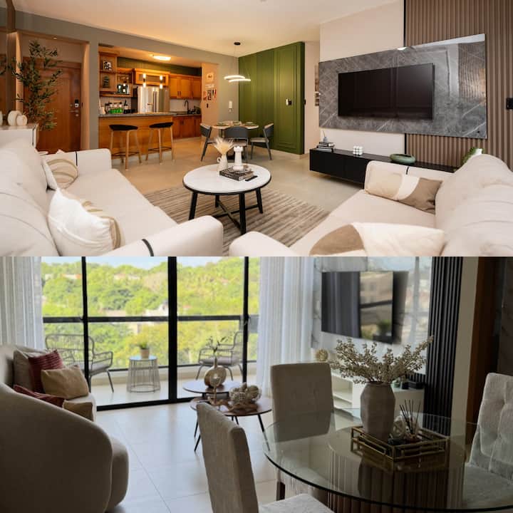 Family&groups •12 Guests •Two Units By The Airport - Caribbean