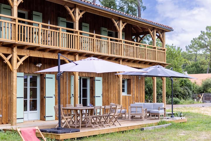 Contis, Au Calme, Proche De La Plage, Grand Jardin - Lit-et-Mixe