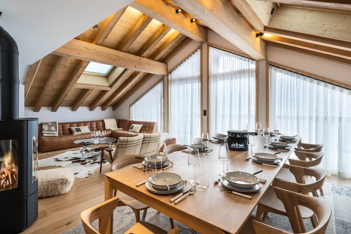 6p,  Duplex 100m², Cheminée By Guernerés - A4 - Grimentz