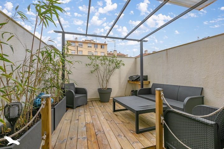 T2 Rénové Avec Terrasse & Parking – Proche Plage - Bassin d'Arcachon