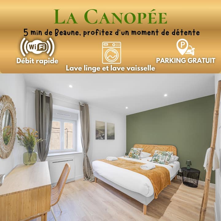La Canopée •Esprit Nature & Chic# Rénové# Spacieux - Beaune