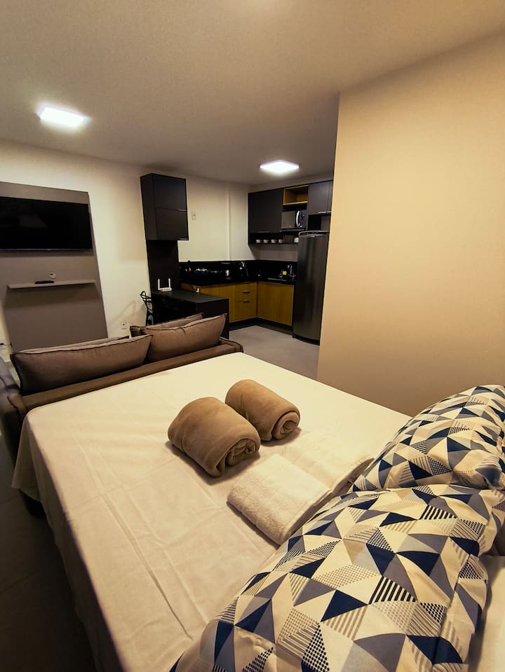 Moderno Studio No Centro C/ Ar Cond E Lazer! - Juiz de Fora