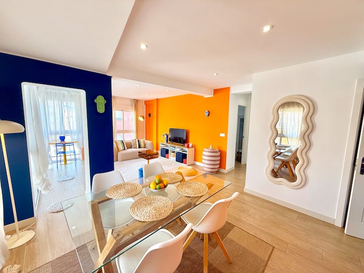Colorful Design Loft • 3 Br • City Center - Malaga