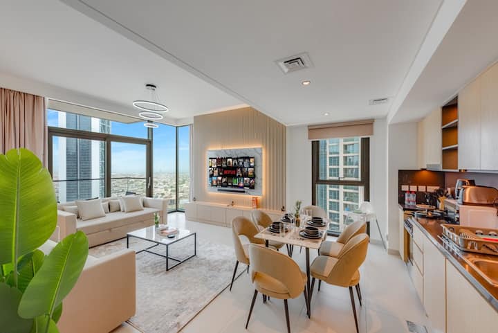 Luxury 2 Bed - Walk To Dubai Mall & Burj Khalifa - Dubaï