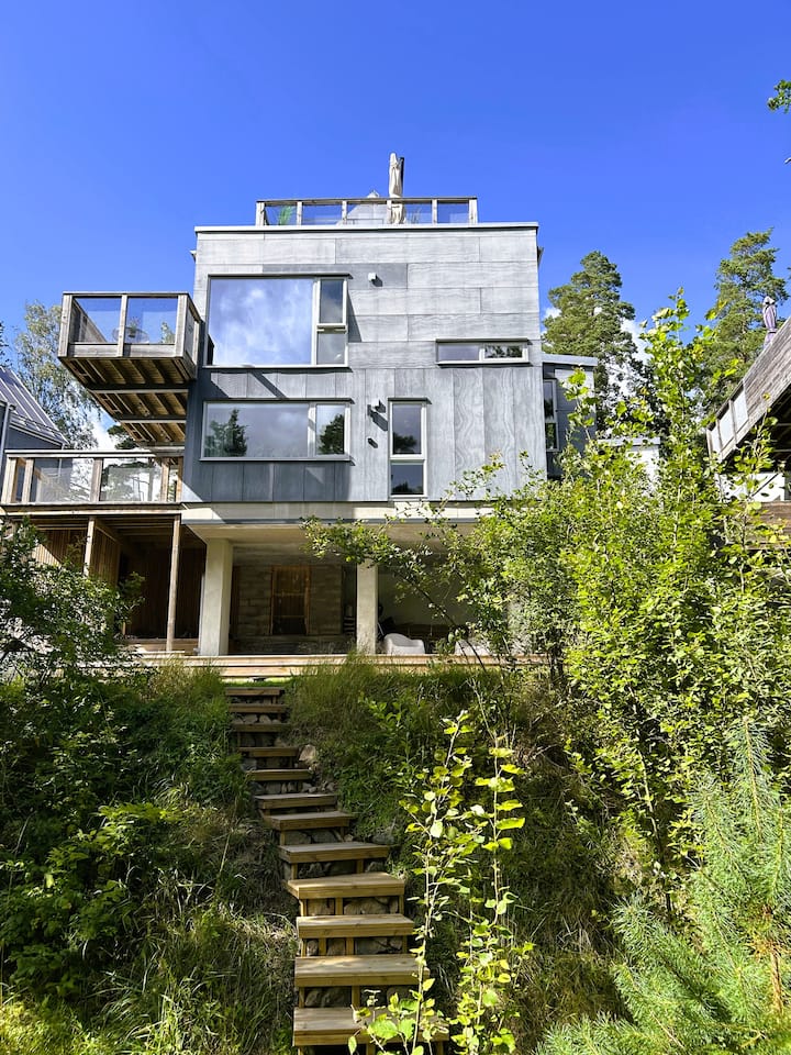 Modern Arkitektritad Villa - スウェーデン