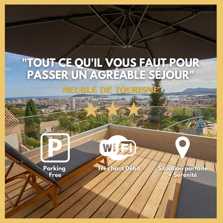 Petit Coin De Paradis - Piscine + Salle De Sport - Toulon