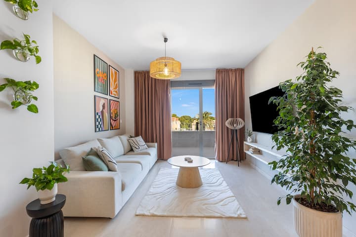 Bright 3br W/ Rooftop Pool • Bbq • 500m From Beach - Los Alcázares