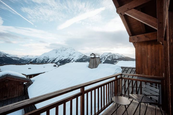 Chalet Des Cimes, Ski Aux Pieds, 11 Personnes - La Rosière