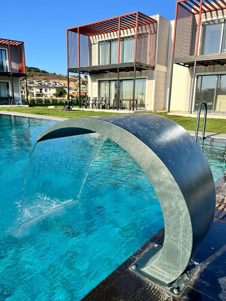 2+1 - Garden Floor | With Pool, New, Secure, Wi-fi - Şile