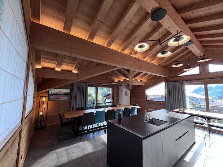 Chalet Téléporté - Jacuzzi - Hammam - Les Crosets (Val-d'Illiez)