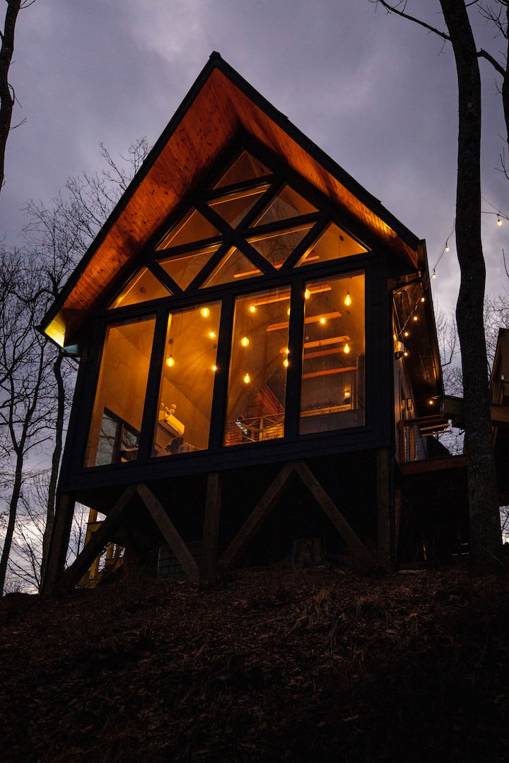 Luxury Treehouse W/sauna And Mountain Views - Boone, NC
