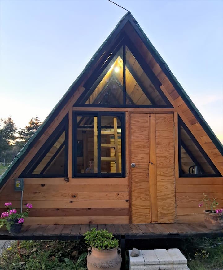 Bonita Cabaña Rústica En 
Villa Del Carbón. - México