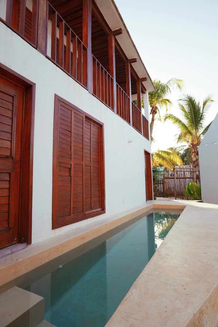 Lodge1 With Private Pool Near Centro & Beach - Holbox