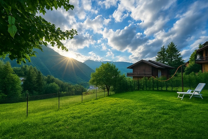 Relax With Beautiful View And Private Garden - San Pellegrino Terme