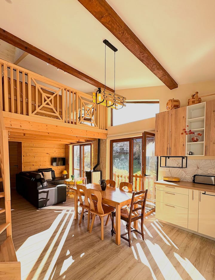 Grand Appart Lumineux Dans Chalet Vue Montagne - Morzine