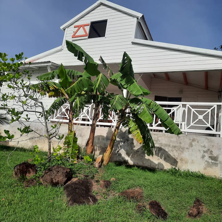 Villa Créole Vue Mer 8 Personnes - Deshaies