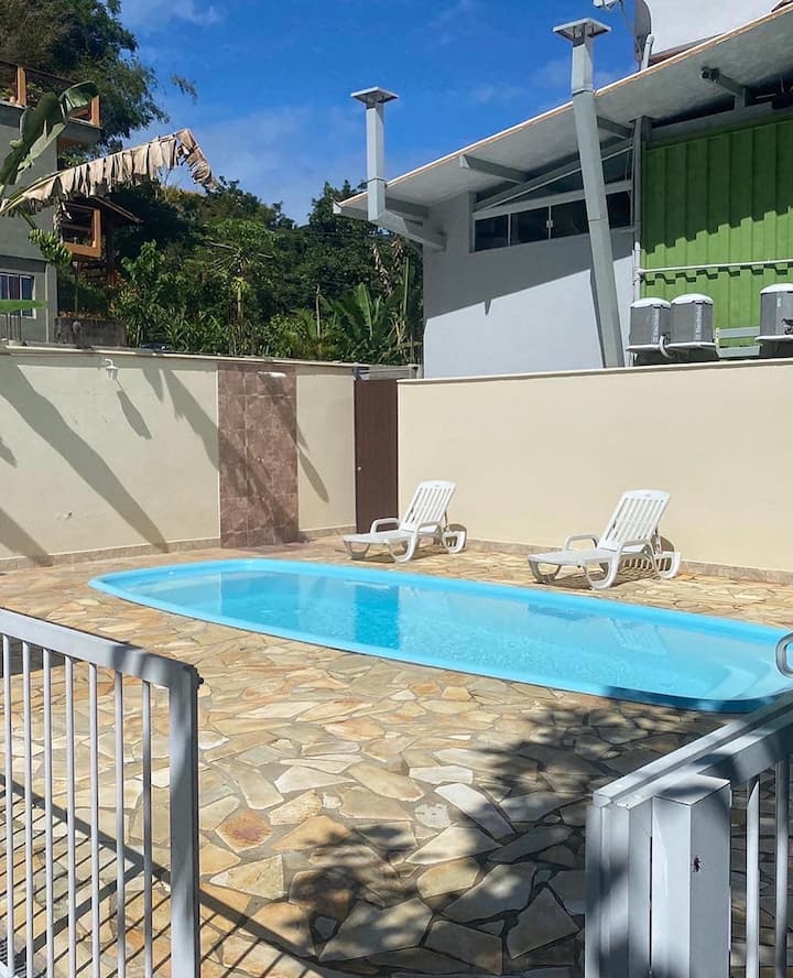 Casa Com Piscina Enseada/ubatuba - Ubatuba