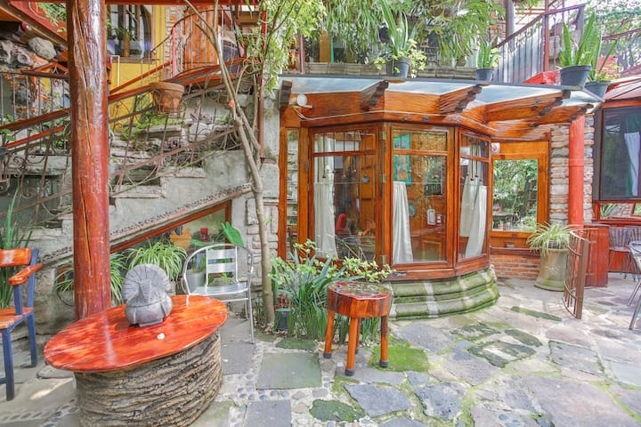 Suite Cava | Wifi, Baño, Cocina | En Coyoacán - Mexico City