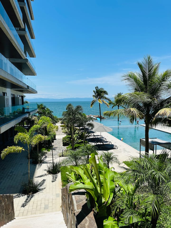 Departamento Céntrico Frente Al Mar Nvo Vallarta - Bucerias