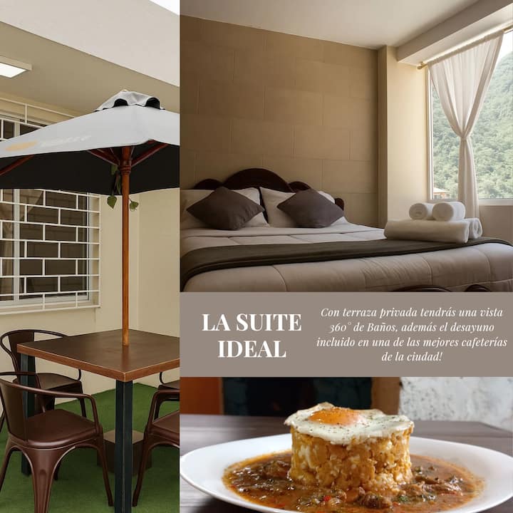 Suite Acogedora Con Desayuno Y Terraza Privada - Banos