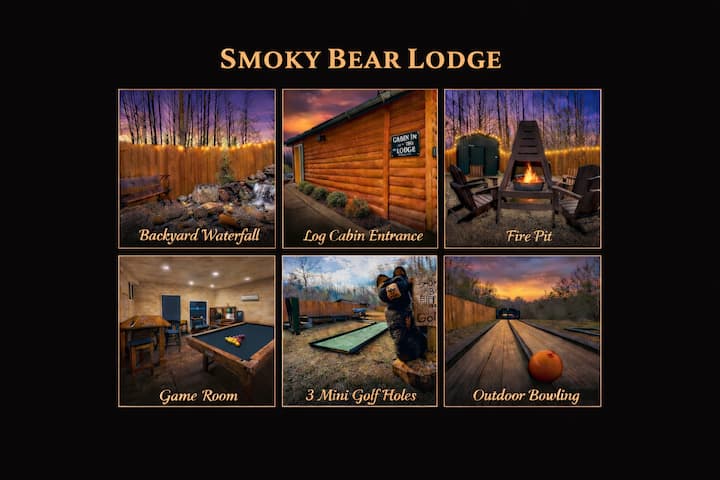 Cabin @ The Smoky Bear Lodge 20 Min To Gatlinburg - Cosby, TN