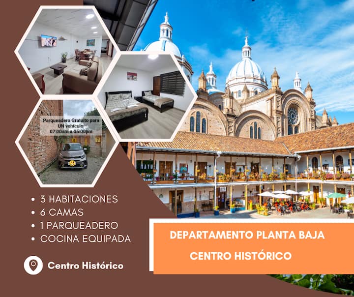 Departamento En El Centro Histórico Planta Baja - Cuenca
