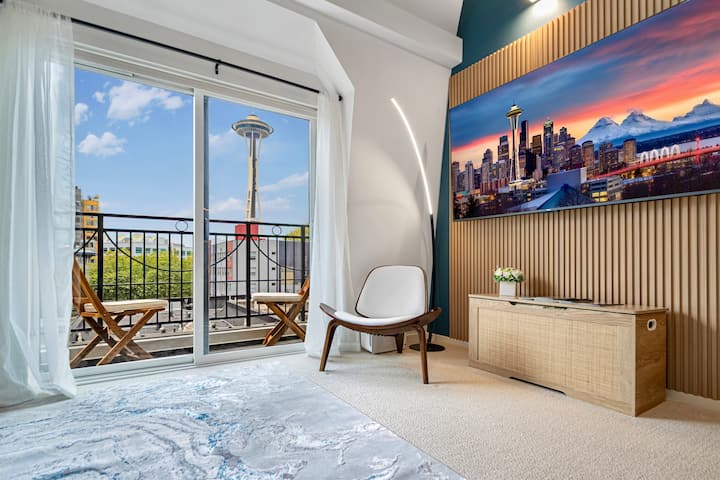 Loft Penthouse Private Balcony Space Needle View - Seattle