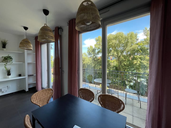 Splendide Appartement Pour 6 Pers, Vue Sur Rhône - Caluire-et-Cuire
