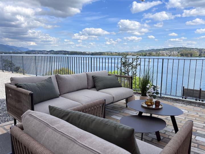 Seeblick & Terasse Direkt Am Bielersee | 2 Bäder - Bienne