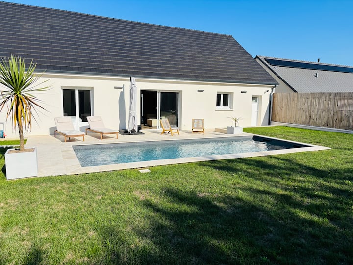 Villa Luxueuse Avec Piscine Chauffée Proche Paris - Vierzon