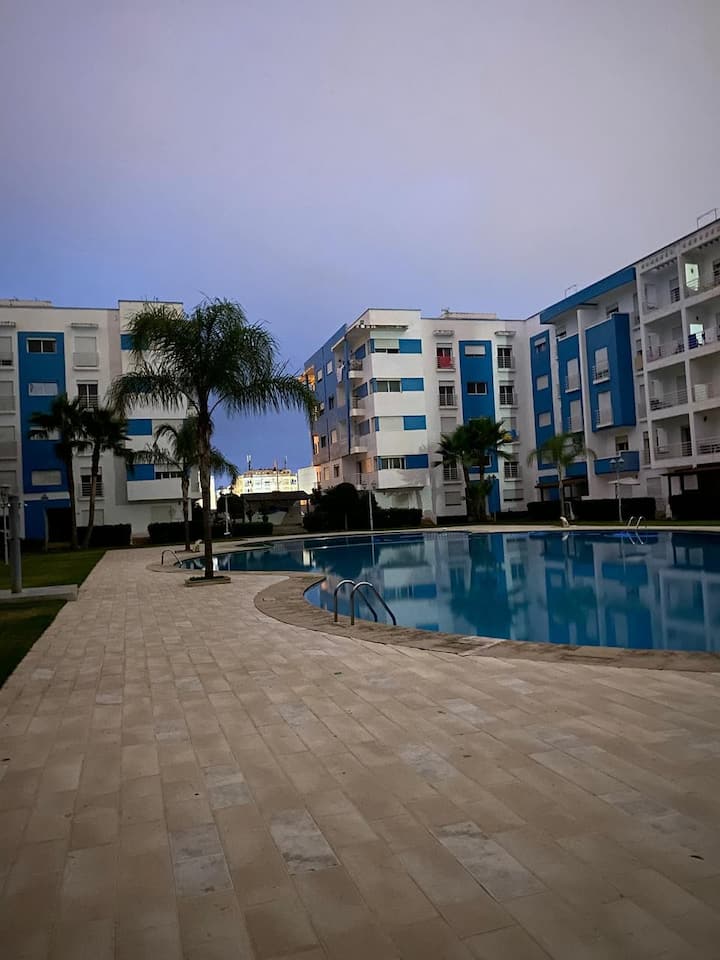 Arena 2 Chambres Avec Piscine - Martil