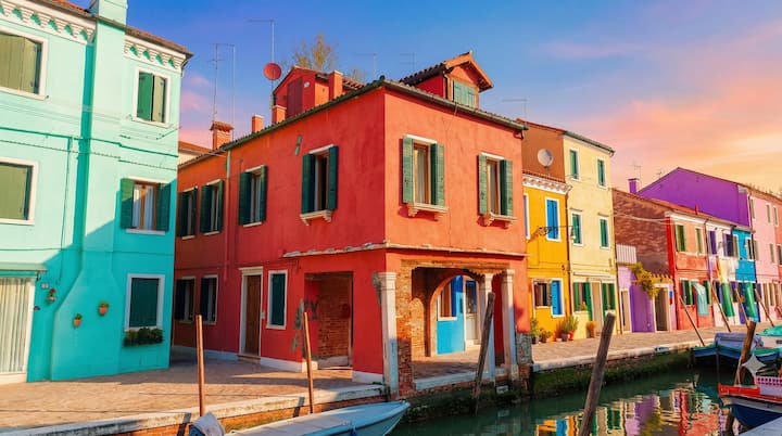 Burano Vista Canale Meravigliosa - Venice