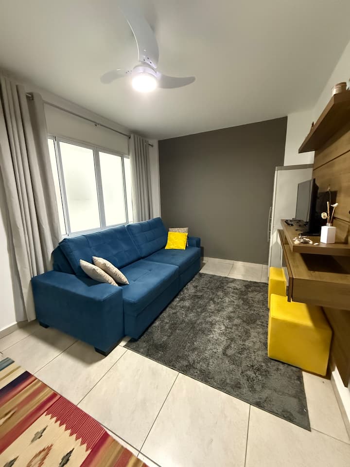 Apto Pé Na Areia Na Praia Do Boqueirão/santos A/c - Santos