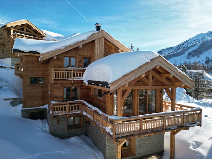 Magnifique Chalet Avec Vue - Montgenèvre