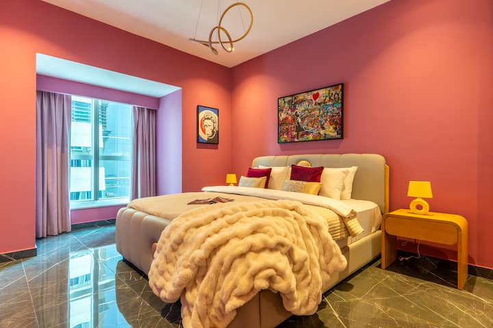 Colorful And Upgraded 1 Br In Marina! - Dubai Marina