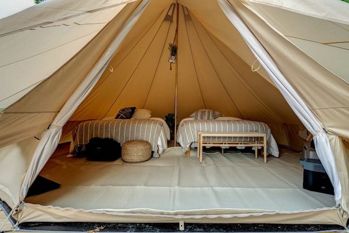 Yurt For 4 -All Linens Included - Long Pond, Little Orleans