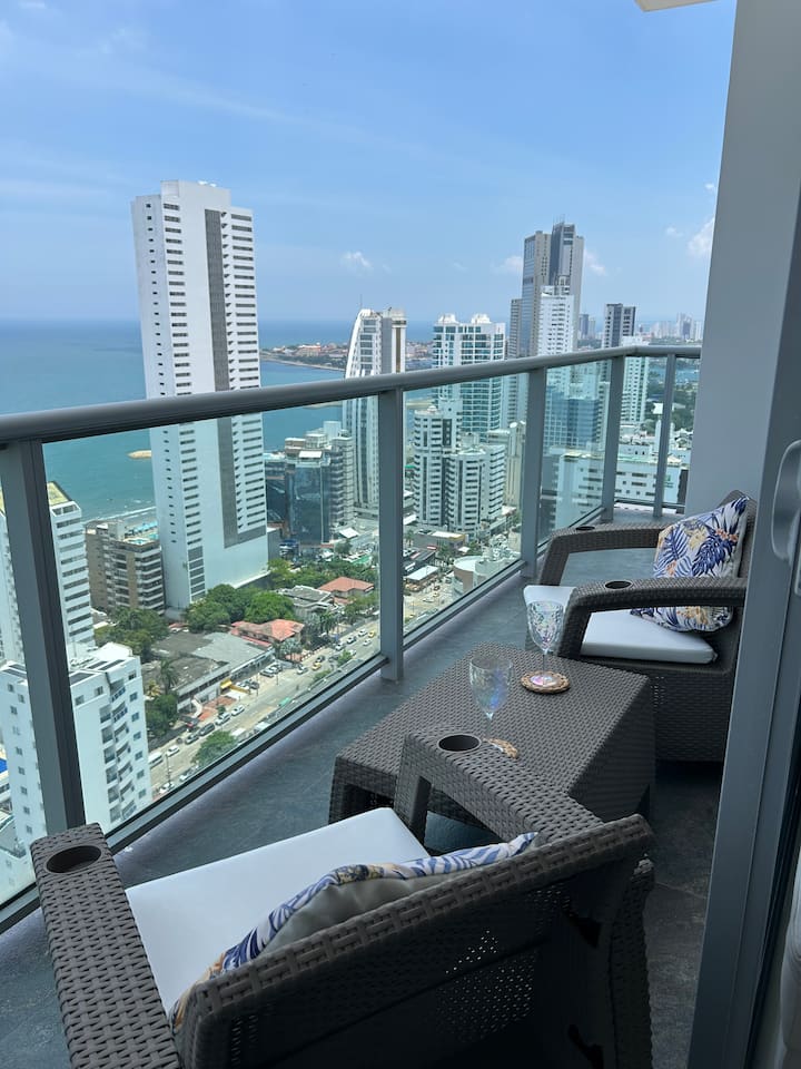 Luxury Beachfront Apartment - Ocean Views - Cartagena, Kolumbien