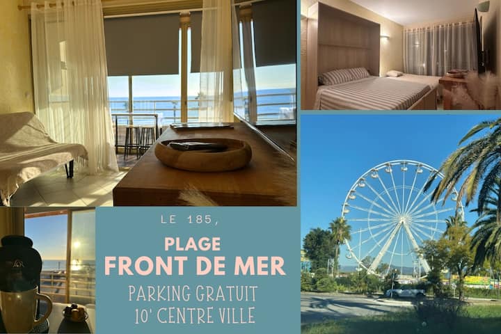Le 185, Studio 100% Vue Mer - Accès Direct Plage - Fréjus