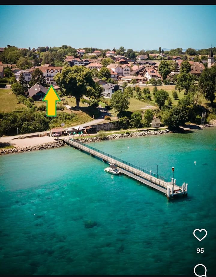 Appart Tropical Au Bord Du Lac - Nyon