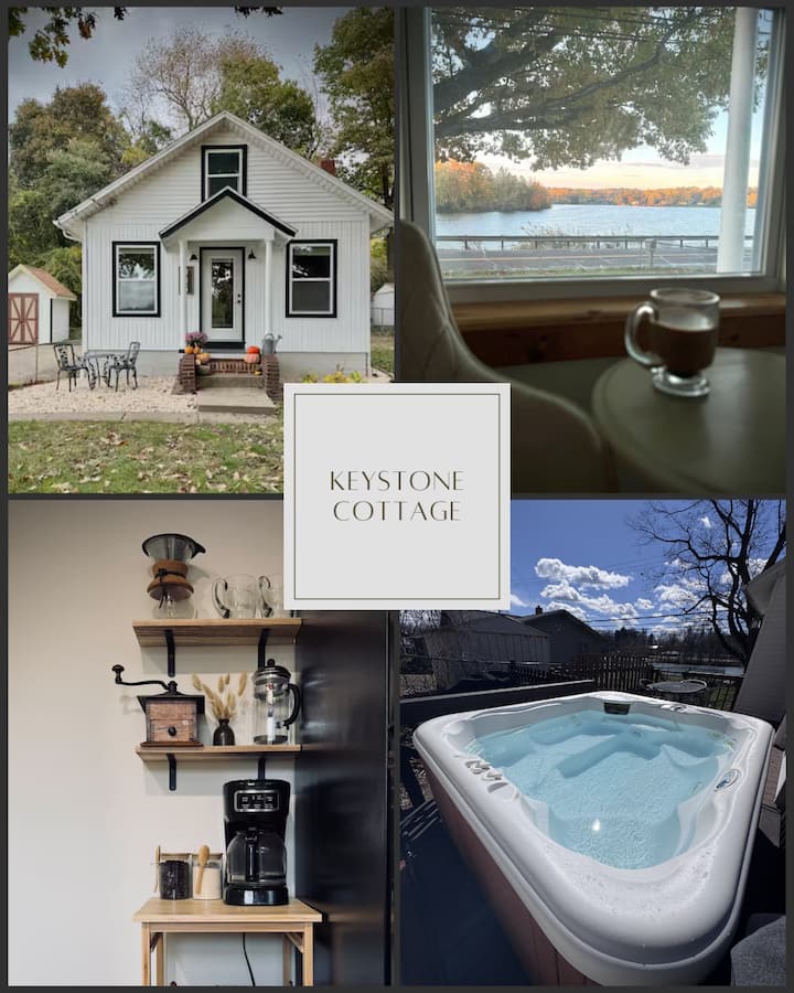 Hot Tub, Lake View, Dog Fenced Yard, Reading Nook - Portage Lakes, OH