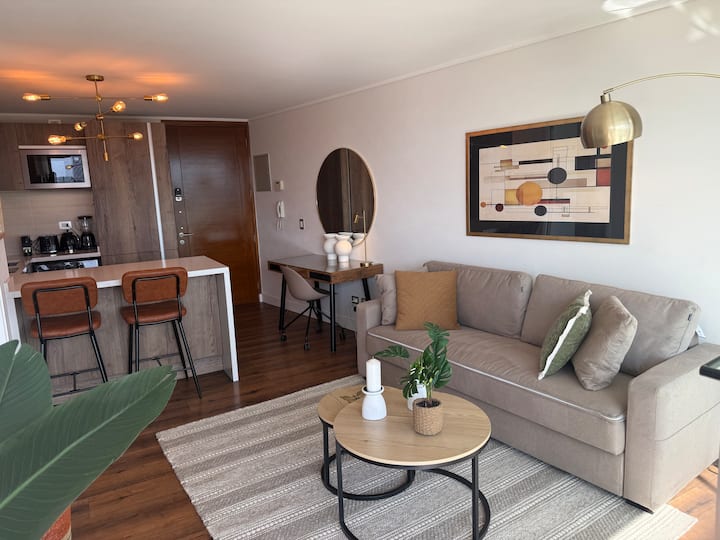 Depto. Moderno Con Vista A La Cordillera Y Piscina - Las Condes