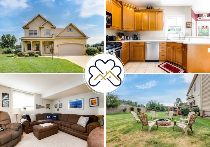 The Domer Den-3br/3.5ba Home 1.5mi To Nd Campus - Notre Dame, IN