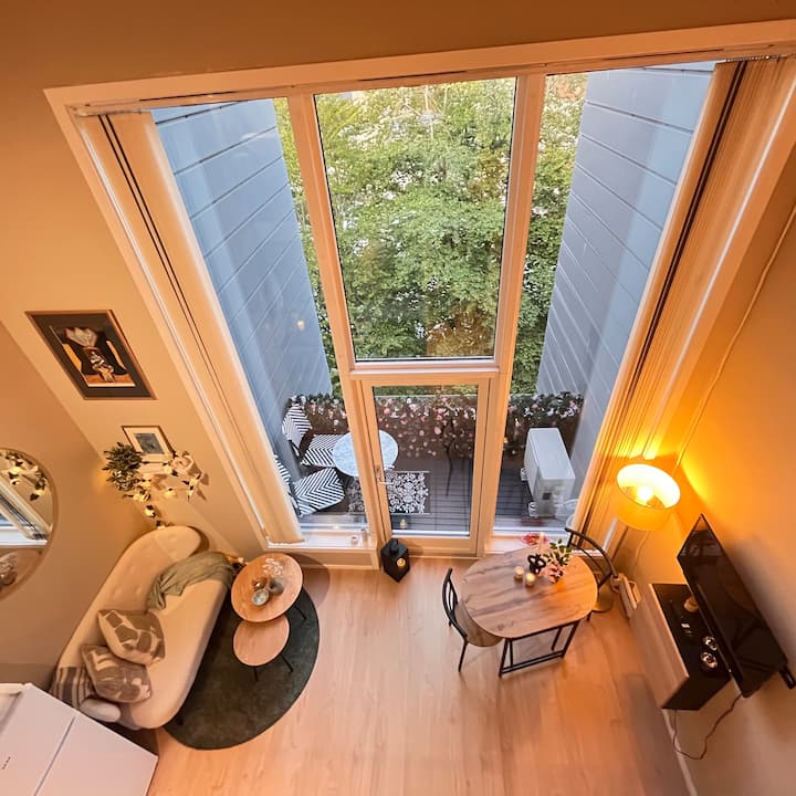 Stavanger Sentrum – Loftleilighet Med Balkong - Stavanger