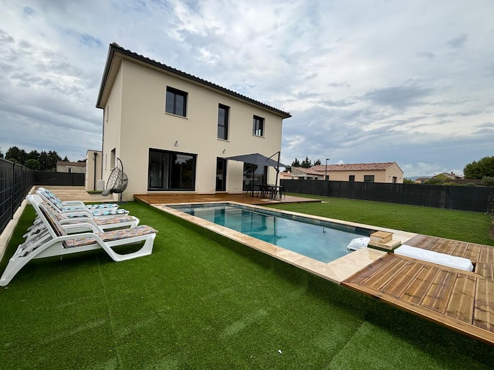 Grand Villa De Luxe Avec Piscine - Beaumes-de-Venise