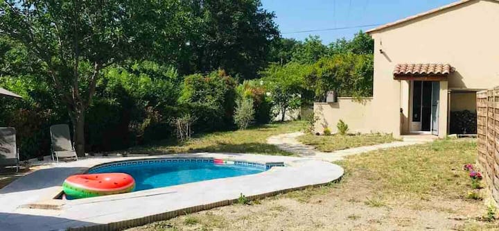 Villa Au Calme Avc Piscine Au Pied Du Mt Ventoux - Venasque