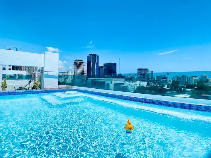 °A/c°infinty Pool°rooftop°gym°smart Tv°julieta° - Santo Domingo